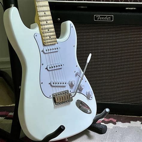 Indio Classic Strat Artic White Custom Shop Reverb
