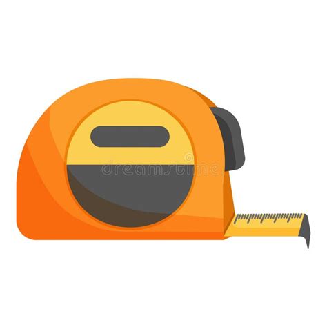 Ruler Measurement Icon Cartoon Vector Design Tool Stock Illustration