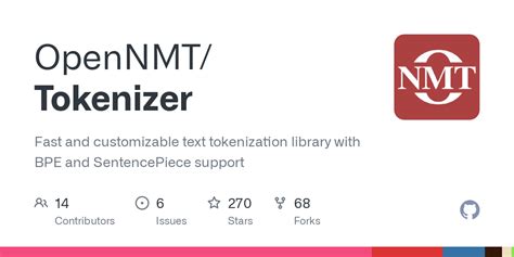 Github Opennmttokenizer Fast And Customizable Text Tokenization