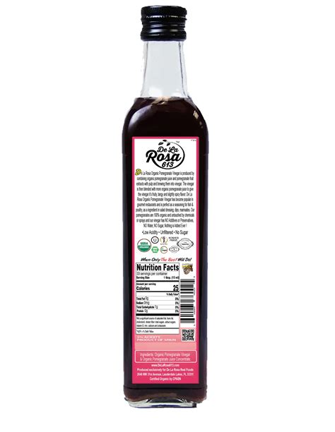 Shop Organic Pomegranate Vinegar De La Rosa