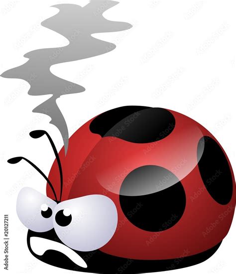 Angry Ladybug Stock Illustration Adobe Stock