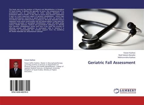 Geriatric Fall Assessment Von Faizan Kashoo 2013 Taschenbuch Online