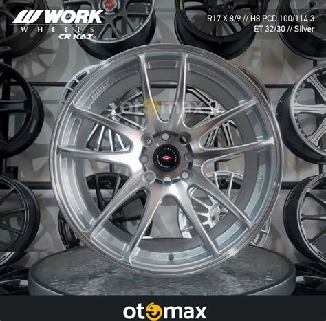 Velg Mobil Work Cr Kai Ring 17 Silver Otomax Store Otomax Store Jual Velg Mobil And Ban