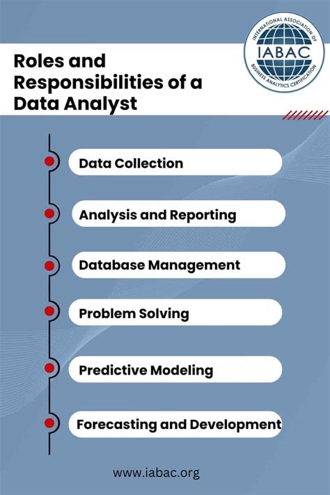 Roles And Responsibilities Of Data Analyst Iabac