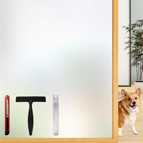 Lovepea Frosted Glass Window Privacy Film With Installation