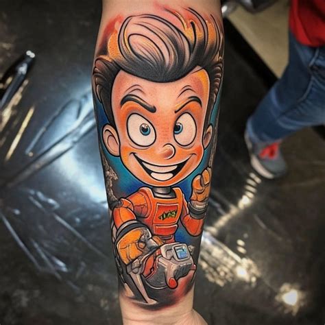 Jimmy Neutron Symbol Tattoo