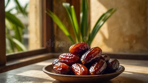 Delicious Dates The Table Stock Illustration Illustration Of Natural