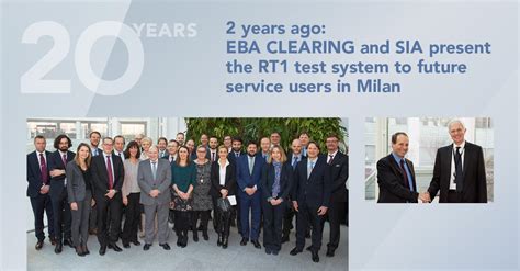 Eba Clearing On Linkedin Two Years Ago Eba Clearing And Sia Spa