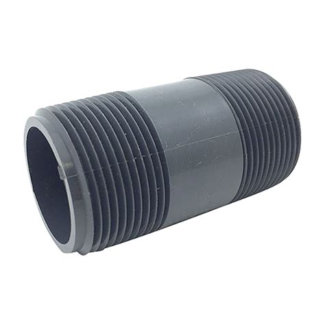 T B S Machined Nipple Sch 80 Pvc 1 1 2 In X 3 In Tbe Siteone