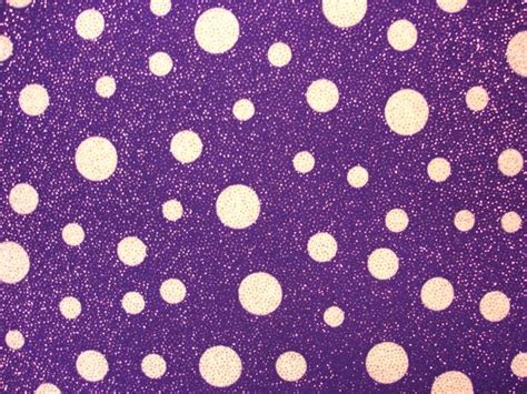Glitter Polka Dots Purple White