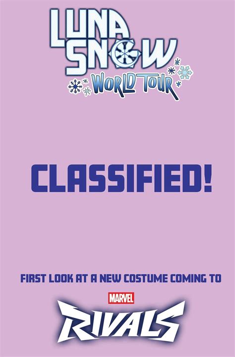 Marvel Comic Book Luna Snow World Tour 1 Fanyang Spoiler Variant