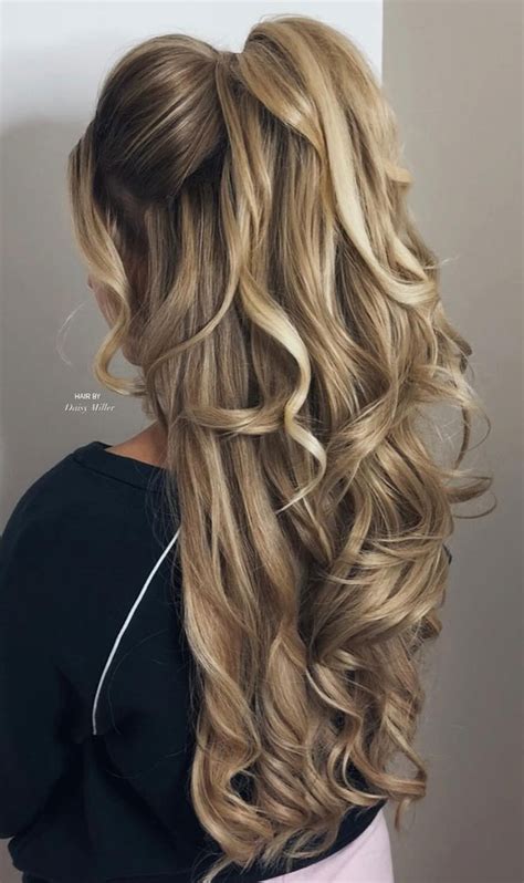 Voluminous Curly Hair Prom