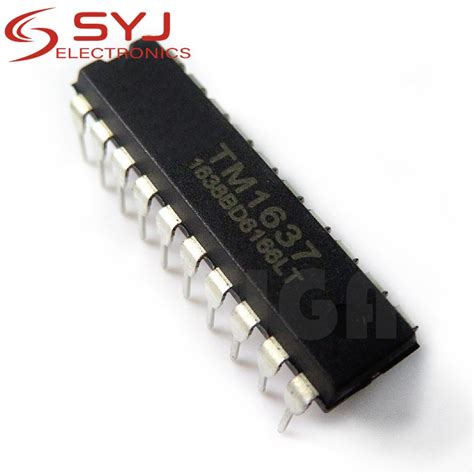 ชิ้นส่วนอิเล็กทรอนิกส์ 5 ชิ้น Tm1637 Dip 20 1637 Dip20 In Stock
