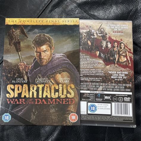 33 Spartacus War Of The Damned Dvd 2013 With Slipcover Eur 581