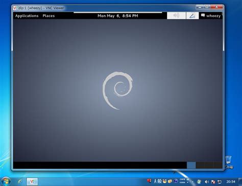 debian vnc server hortesting