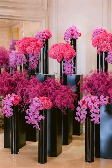 Ombre Elegance Pink Wedding Centerpiece Pink Wedding Decorations
