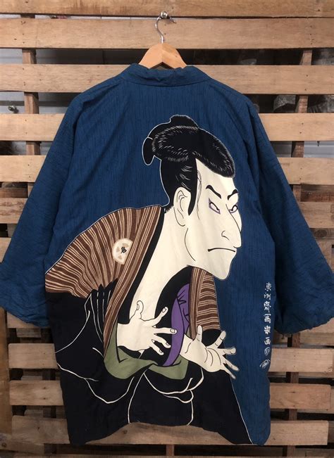 Japanese Brand Vintage Japanese Happy Hanten Kimono Padded Warm Grailed