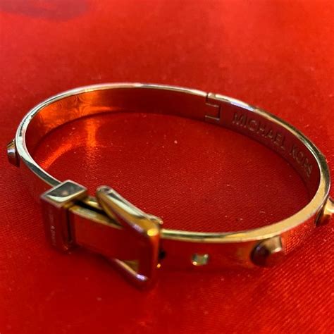 Michael Kors Jewelry Michael Kors Astor Belt Buckle Bangle Bracelet Poshmark