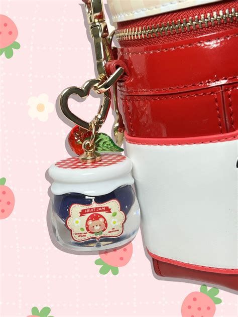 Fruit Jam Lip Gloss Keychain Nekoyanin