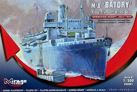 Ms Batory Troop Transport Attack Ship 1943