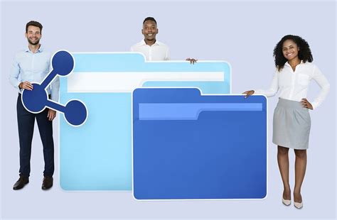 People Cursor Folder Icons Premium Photo Rawpixel