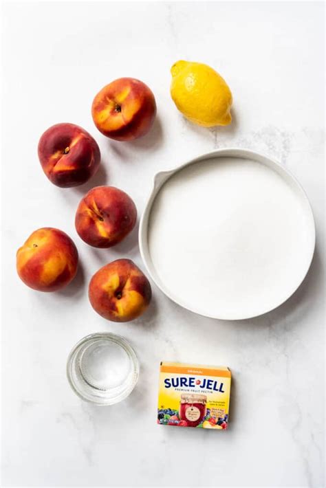 Easy Fresh Peach Jam Recipe With Pectin House Of Nash Eats