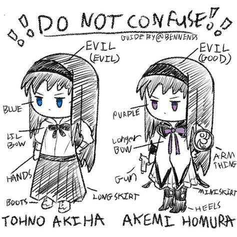 How To Differentiate Between Akiha Tohno And Homura Akemi Know Your Meme