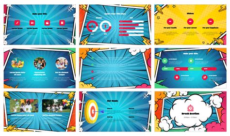 Comic Powerpoint Template