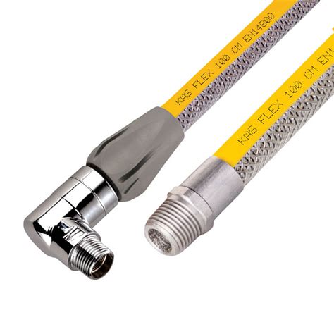 Braided Stainless Steel Hose For Gas Appliances With Bayonet 12 12