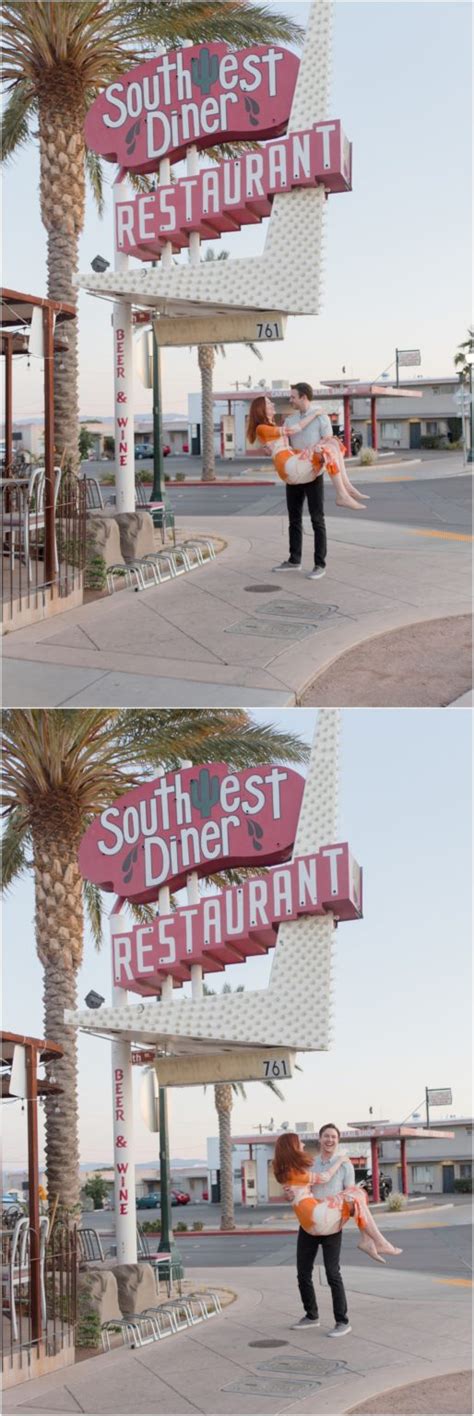 Libby Dane Vintage Engagment Session In Boulder City Nevada