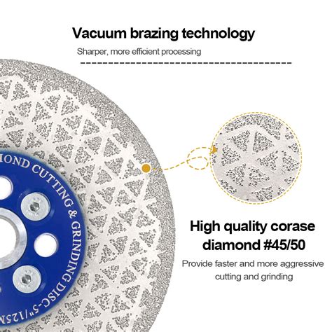 Shdiatool Diamond Cutting Grinding Disc Double Sided Triangle 1pc 445