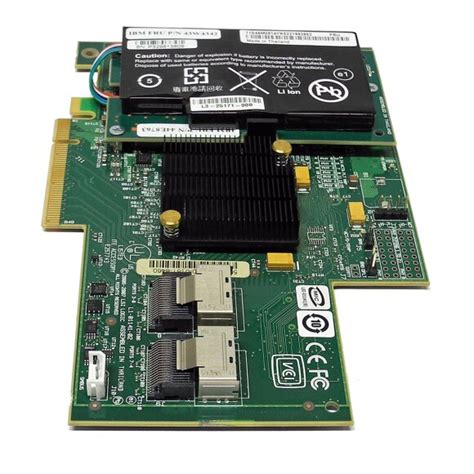 Lsi Ibm Mr Sas 8708e 3 Gb S Pcie X8 Raid Controller Bbu Sas Kabel Fru 43w4297 Piospartslap
