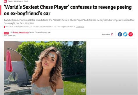 Worlds Sexiest Chess Player Confesses To Revenge Peeing On Ex