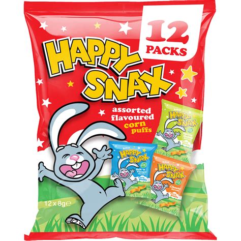 Happy Snax Assorted Crisps 12 Pack Wilko