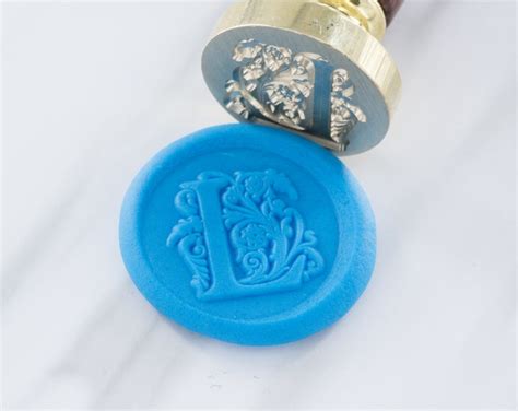 Wax Seal Stamp Single Stamp Only Western Font Initial Etsy