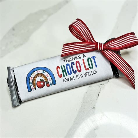 Teacher Candy Wrapper Instant Download Teacher Appreciation T