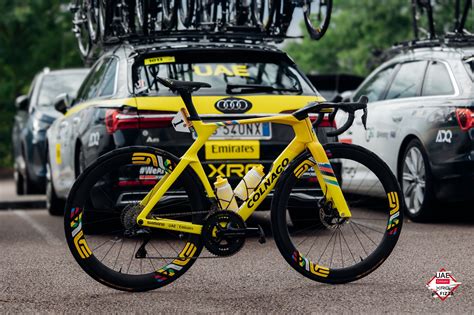 Tadej Pogačars Yellow Colnago Y1rs For The Tour De France