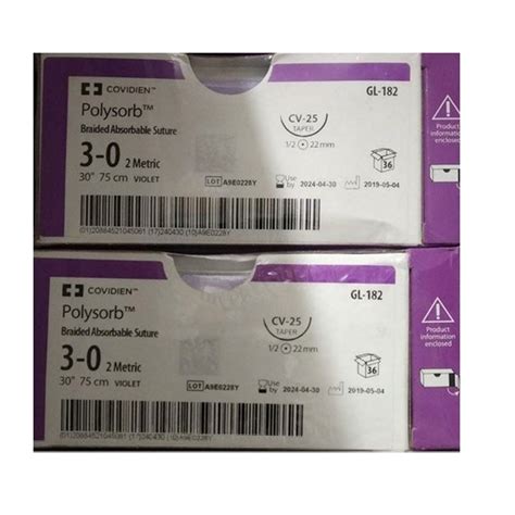 Polysorb Braided Absorbable Suture At ₹ 3600piece Silk Braided