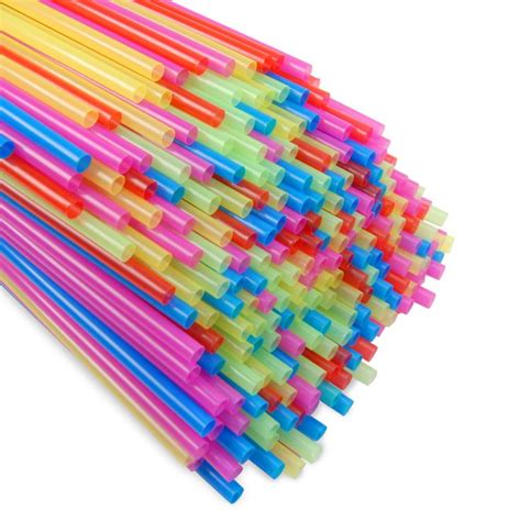Stem Straws Assorted Colors Set Of 250