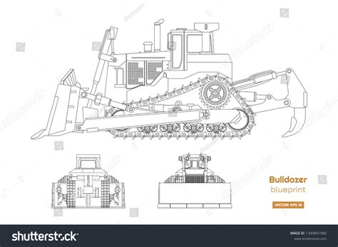 Bulldozer Blueprint 2 755 Images Photos Et Images Vectorielles De