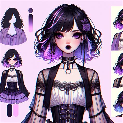 Gothic Douyin Girl With Black Hair Fanart