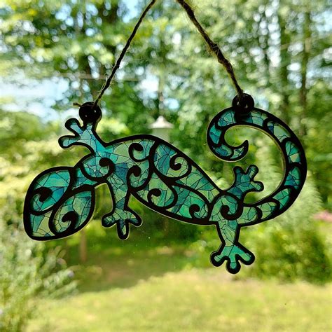 Lizard Stained Glass Patterns
