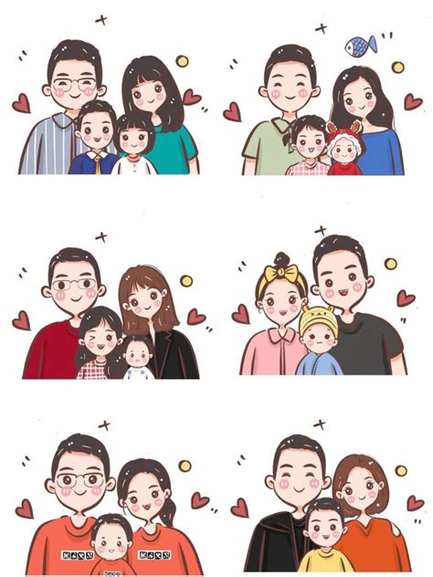 全家福照片简笔画上颜色怎么改大小（最新17张）简笔画图片大全