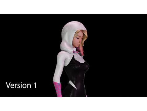 Obj File Gwen Stacy 🕷️・3d Printing Model To Download・cults
