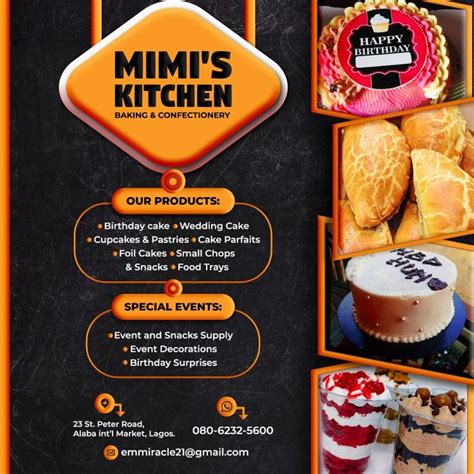 Flyer Design Inspiration For A Restaurant Baking Logo Design Bakery