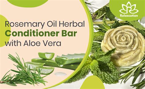 Organic Rosemary And Aloe Vera Conditioner Bar For Hair