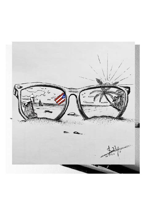 American Flag Glasses Temporary Tattoo