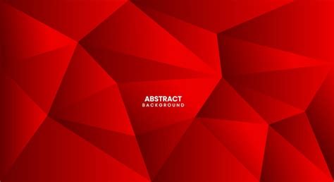 Premium Vector Abstract Polygonal Gradient Red Background