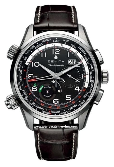Zenith Pilot Doublematic World Timer Automatic Worldwatchreview