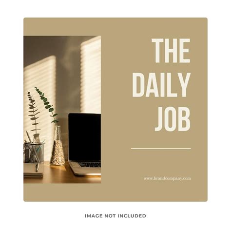 Premium Psd Branding Poster Instagram Post Template Psd Desgin